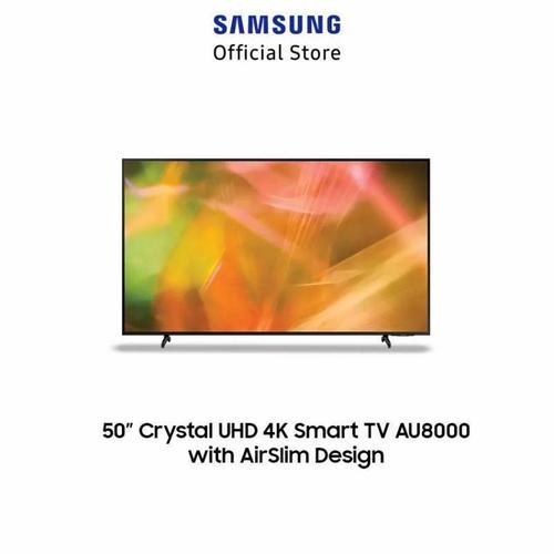 Jual Samsung 50AU8000 50" AU8000 Crystal UHD 4K Smart TV (2021 ...