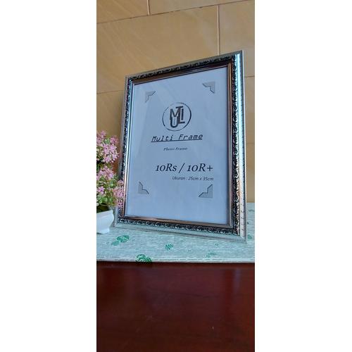 Jual Bingkai / Frame Foto Ukuran 10Rs / 10R+ (Warna Silver / Gold ...