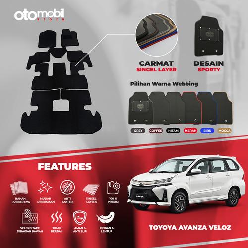 Jual Karpet Mobil Toyota Avanza Veloz Bahan Single Layer Rubber Eva ...
