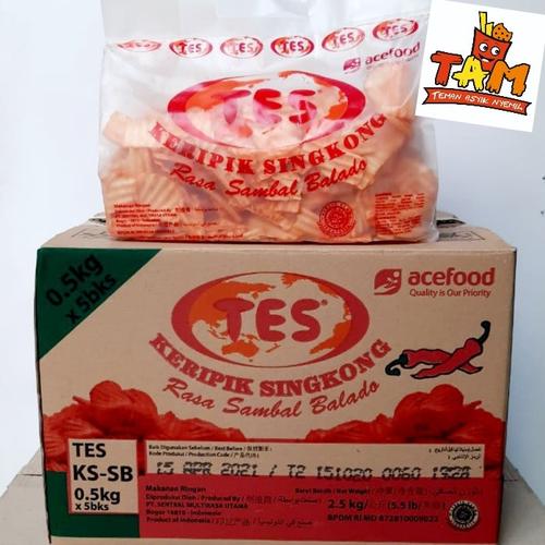 Jual CHUBA Keripik Singkong TES Sambal Balado 500 Gram - Tam Snack ...