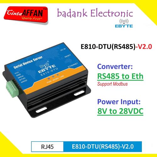 Jual EBYTE E810-DTU (RS485) V2 Modbus RS485 to ETHERNET Device Converter - Jakarta Timur ...