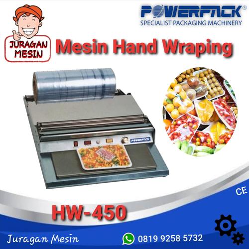 Jual Mesin Hand Wrapping Bungkus Buah & Sayuran HW-450 POWERPACK ...