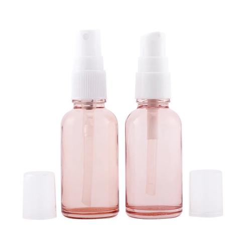 Jual Botol Spray Kaca Pink 10ml, 20ml, 30ml Tebal Import - Pump Hitam ...