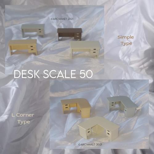 Jual MINIATUR OFFICE DESK SKALA 1:50 UNTUK MAKET INTERIOR / DIORAMA ...
