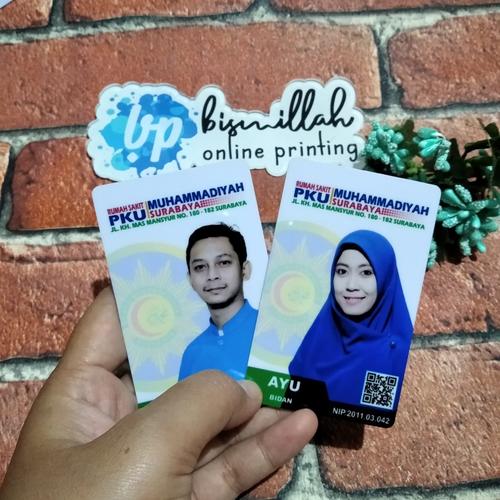 Jual Id card / name tag - Biasa - Kota Surabaya - Bismillah Printing ...