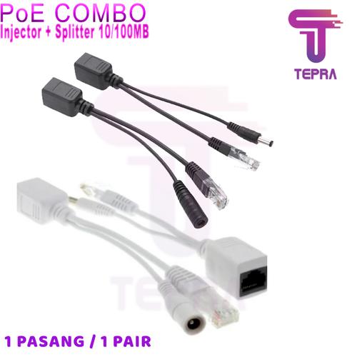 Jual POE Adapter Cable RJ45 POE Injector + POE Splitter Kit POE ...