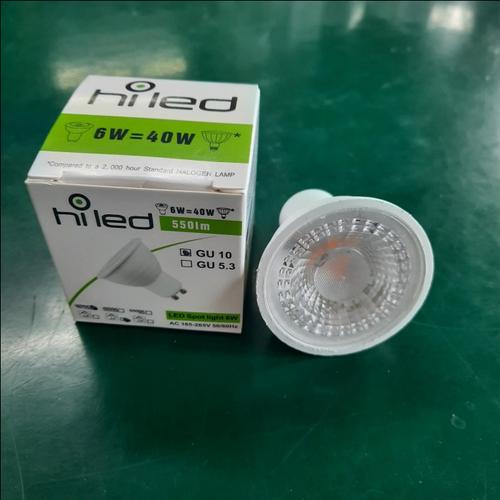 Jual SPOTLIGHT LED 6W 220V GU10 HILED / LAMPU SOROT LED 6W 220V GU10 ...