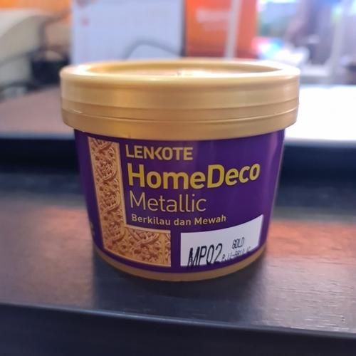 Jual CAT METALLIC HOMEDECO ( Cat Air ) Lenkote Avian - MP02 Gold 0.2L ...