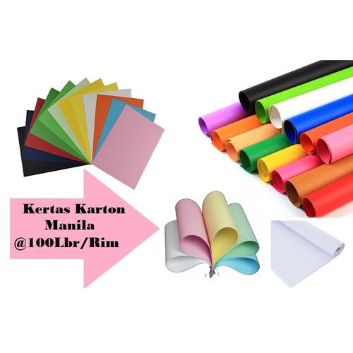 Jual Kertas karton manila - Biru - Kota Batam - VJ Online Store | Tokopedia