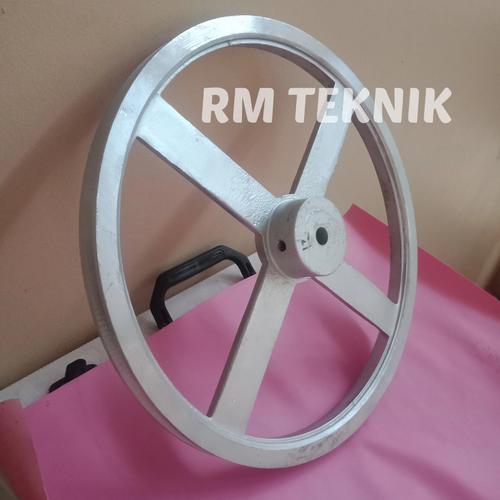 Jual Pulley A1 - 12 inch as 12 mm puli puly alumunium satu jalur ...