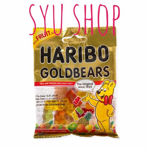 Jual Haribo gold bears goldbears 80 gr permen jelly gummy candy ...