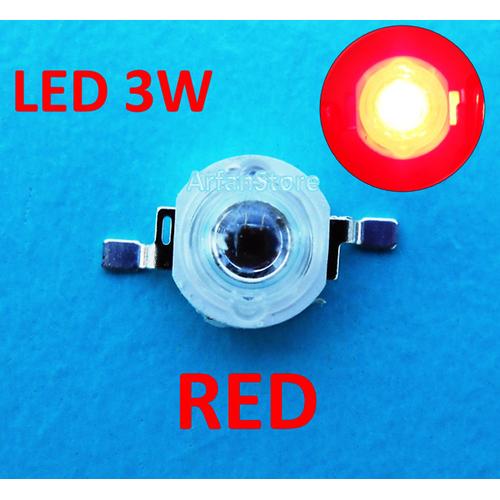 Jual Promo LED 3W RED High Power Led Lampu HPL Warna Merah - Kota ...