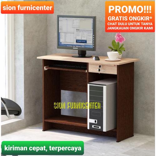 Jual MEJA KOMPUTER MURAH / MEJA LAPTOP MINIMALIS / MEJA KOMPUTER 90CM ...