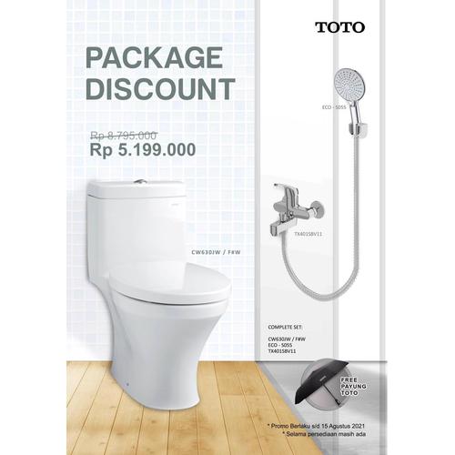 Jual Closet Toilet TOTO - CW630JW / SW422JP + F#W - Jakarta Pusat ...