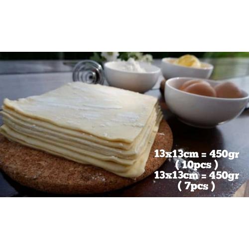 Jual KULIT PUFF PASTRY SHEET NADINE 450gr-Kulit Zuppa Soup-Picnic roll ...