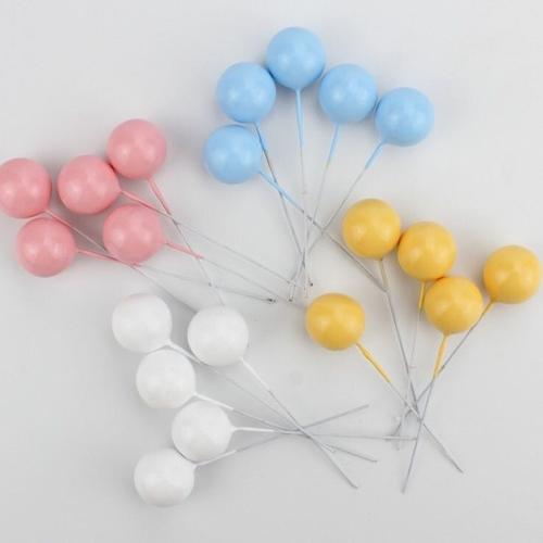 Jual Topper Cake Candy Colour isi 10 Dia 2 Cm / Bola Warna Pastel isi ...