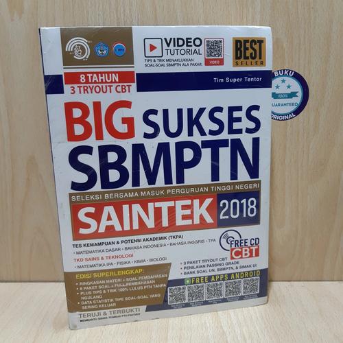 Jual BIG SUKSES SBMPTN SAINTEK 2018 +CD Super Lengkap 8 tahun 3 Tryout CBT - Jakarta Selatan ...