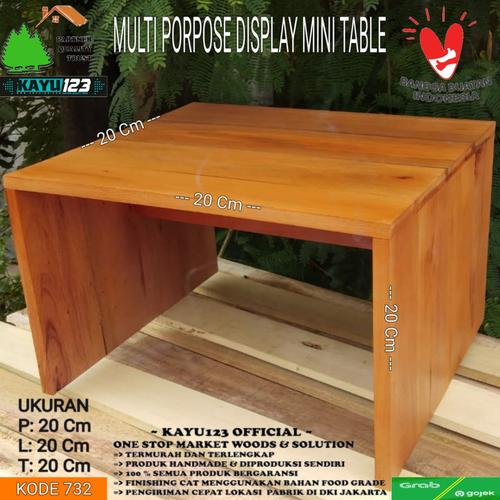 Jual Meja Kecil Stand Display (P)20-70 cm (L)20cm (T)20cm Meja ...