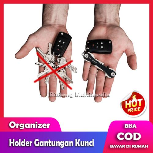 Promo Organizer Gantungan Kunci Holder Lipat Keysmart Keychain Smart ...