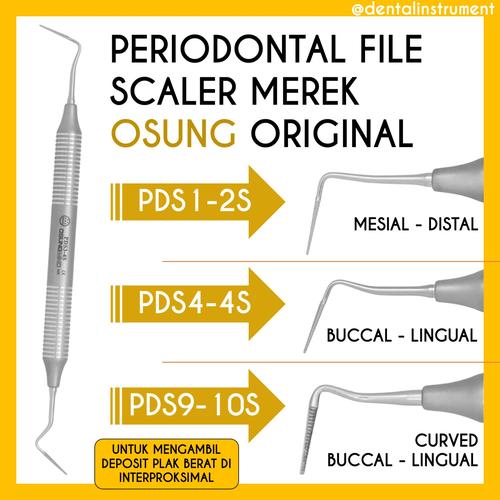Jual Periodontal File Scaler Merek Osung Original - Jakarta Utara ...