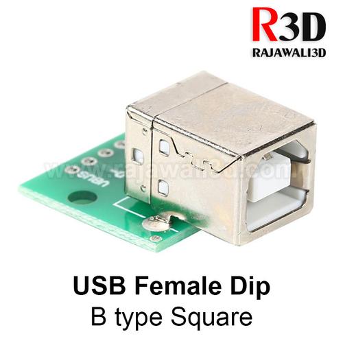 Jual USB Female DIP Type B Square USB Printer Plug - Kab. Temanggung ...