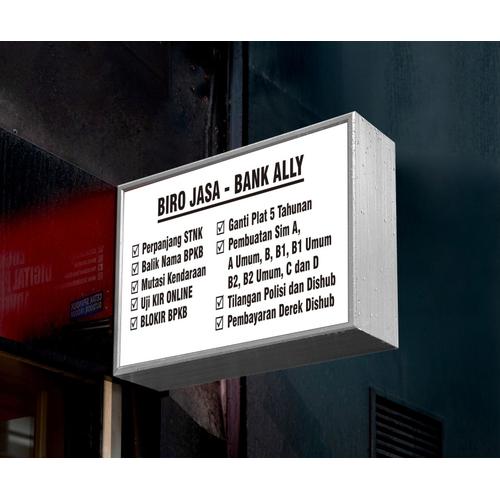 Jual stiker vinyl untuk neon box biro jasa (bisa custom desain ...