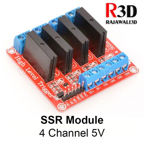 Jual SSR Solid State Relay Module 4 Channel 5V DC Low Level Trigger ...