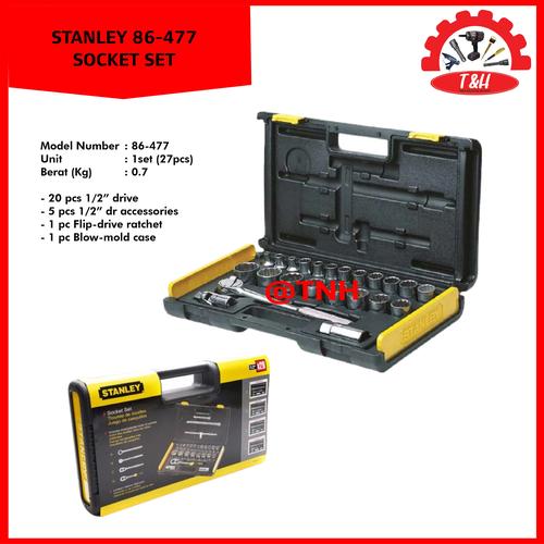 Jual Stanley Socket Set | STANLEY | Socket Set 1/2" Dr-12PT- Metric ...