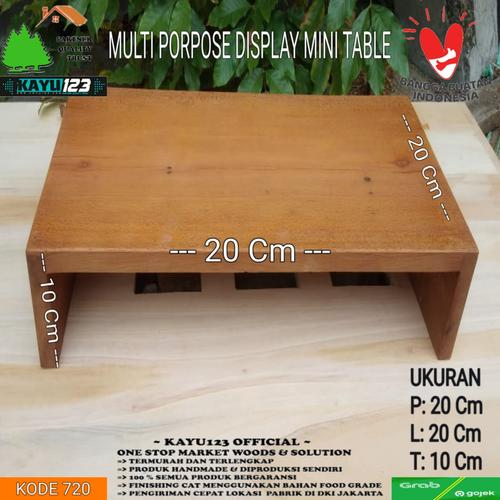 Jual Meja Kecil Stand Display (P)20-70cm (L)20cm (T)10cm Meja Minimalis ...