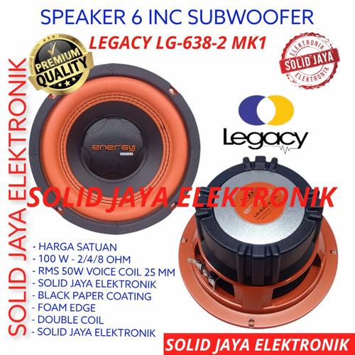 Jual Speaker Subwoofer Legacy 6 INC 6" LG-638-2 Speaker Legacy 6IN ...