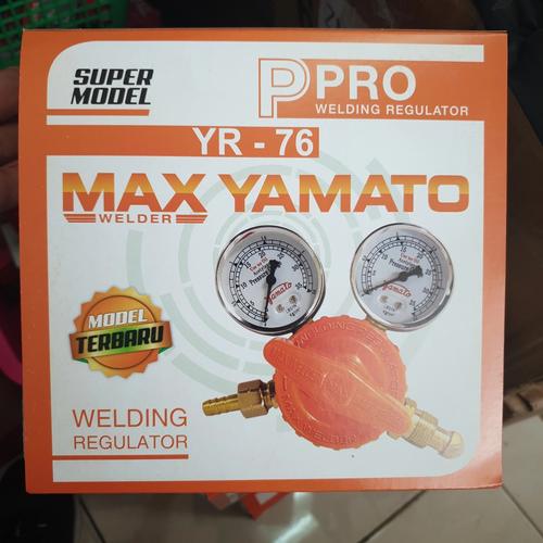 Jual REGULATOR LAS LPG YAMATO / REGULATOR PROPHANE GAS LPG YAMATO YR 76 - MAX YAMATO - Jakarta ...