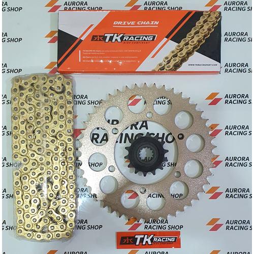 Jual Gear Set TK Yamaha R25 / MT25 & Rantai TK 520 HS Gold - 14, 43 ...
