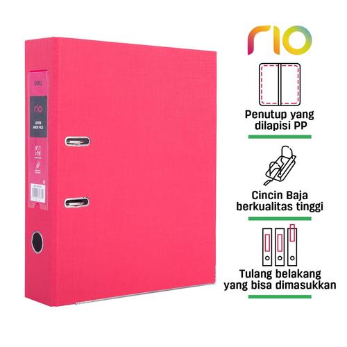 Jual MAP DOKUMEN 2 RING ORDNER FOLIO F4 DELI LEVER ARCH FILE ODNER ...