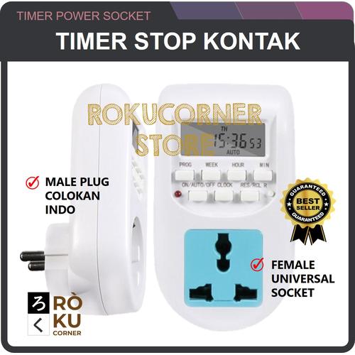 Jual Timer Stop Kontak Timer Listrik Digital Timer Switch Saklar ...