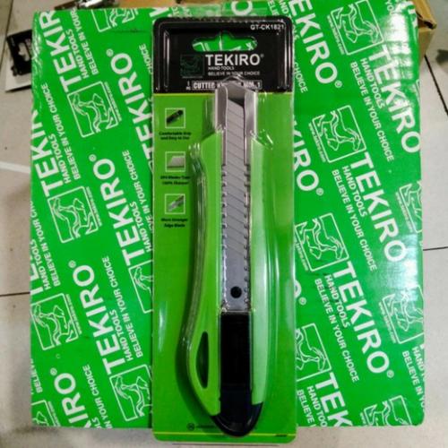 Jual Tekiro Cutter knife 18mm/ pisau cutter / cutter besar Cutter knife ...