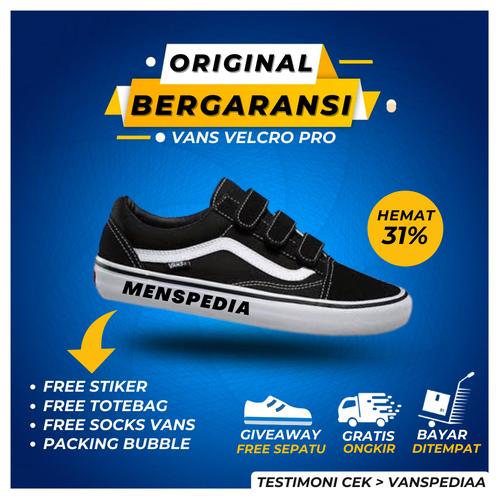 Jual Vans Original Velcro Pro Garansi Ori Barcode Tembus - 37 - Jakarta ...