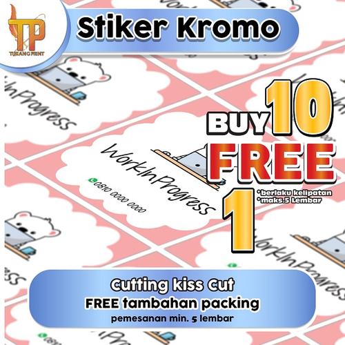 Jual STIKER STICKER KROMO A3 (BAHAN SEPERTI LABEL TOM AND JERRY ...