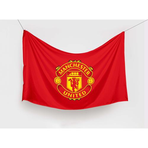 Jual BENDERA POSTER KAIN Manchester United F.C. MU FLAG POSTER FOOTBALL ...