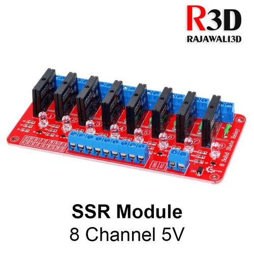 Jual SSR Solid State Relay Module 8 Channel 5V DC Low Level Trigger ...