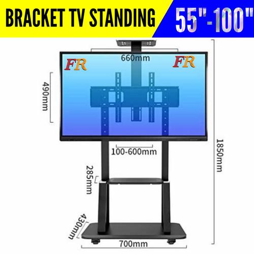 Jual bracket standing tv 90 85 80 75 70 65 inch original - 50-65inch ...