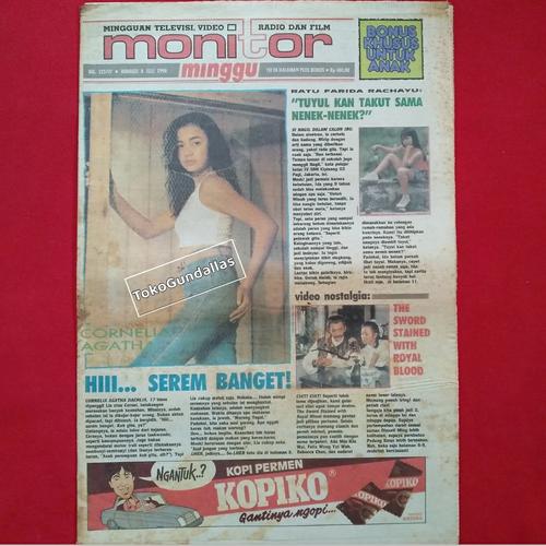 Jual Tabloid jadul Monitor tahun 1990 cover Cornelia Agatha - Kota ...