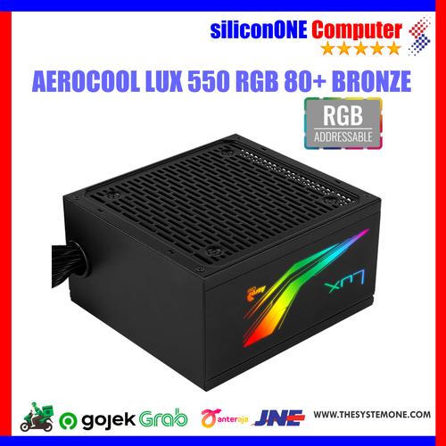 Jual Aerocool LUX RGB 550W PSU Powersupply 80+ BRONZE - Kota Bandung ...