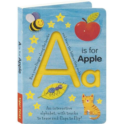 Jual A Is For Apple: An Interactive Alphabet, With Tracks to Trace and ...