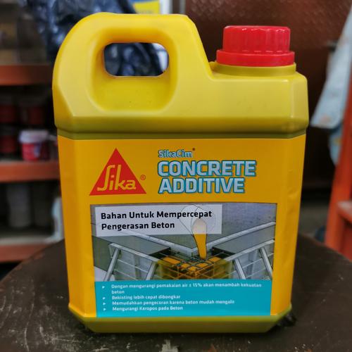 Jual SIKACIN CONCRETE ADDTIVE OBAT COR BETON CEPAT KERAS CAIRAN 900ML ...