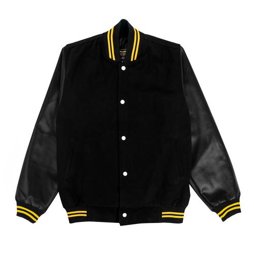 Promo JAKET PRIA - ETERNALWORKS BASIC VARSITY JACKET - SUPER BLACK ...