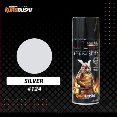 Jual Samurai Pilox Pylox Paint Spray Warna Standard Silver 124 - Kab ...