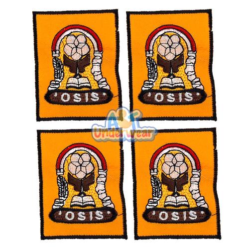 Jual AT344-Badge OSIS SD SMP SMA Bordir/Logo OSIS Bordir/Atribut ...