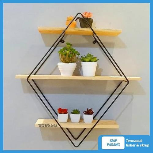 Jual Rak Besi Dinding Dekorasi Rak Dinding Rak Buku Besi Dinding ...