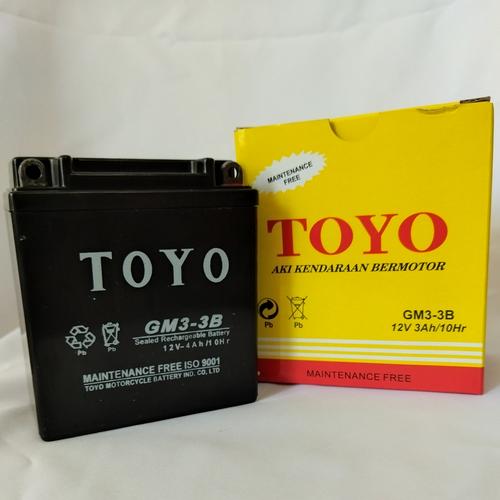 Jual Aki Motor TOYO GM3-3B RX KING SATRIA 2TAK NINJA R NINJA SS - Jakarta Utara - ACCU TOYO ...