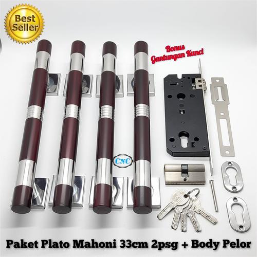 Jual handle Pintu Rumah, kunci rumah, pull handle 2 set, plato ...